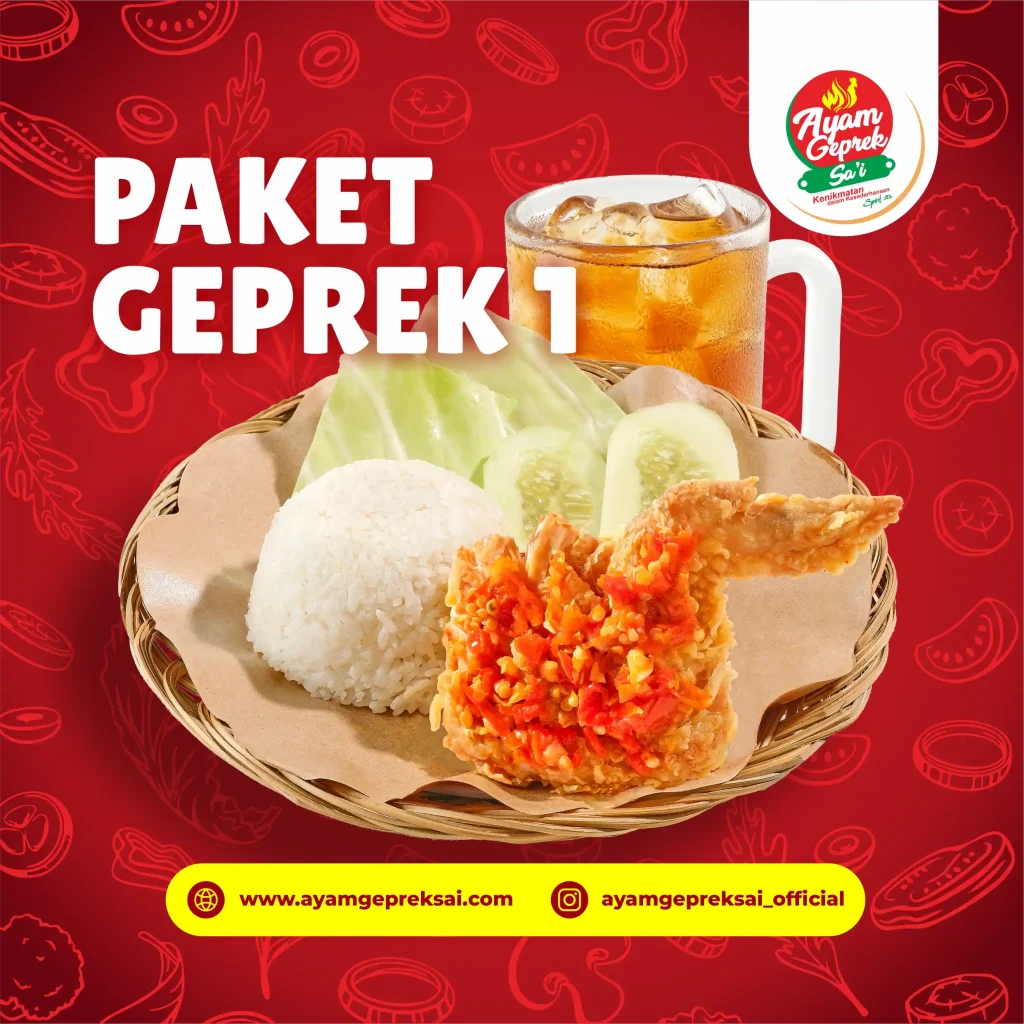 Menu Kami - Ayam Geprek Sa'i