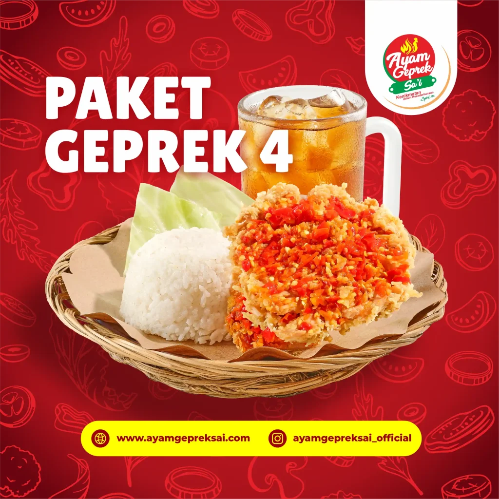 Menu Kami - Ayam Geprek Sa'i